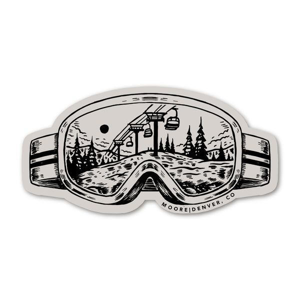 Goggle Sticker – Moore
