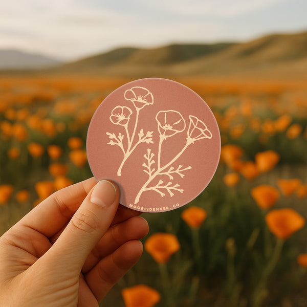 Poppy Sticker – Moore