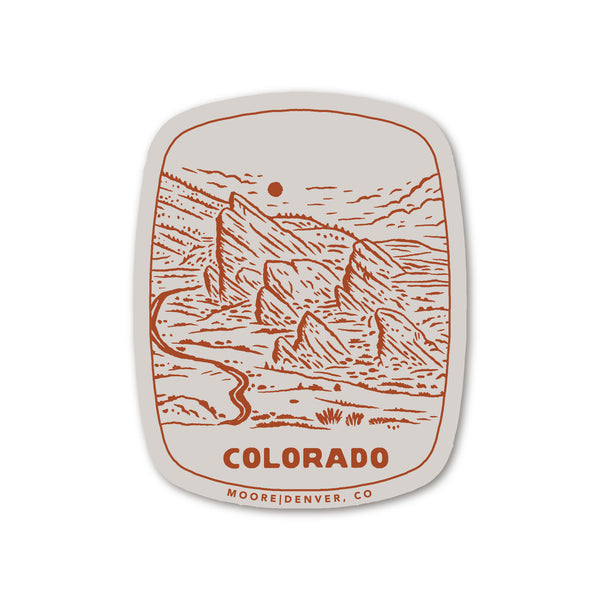 Red Rocks Sticker – Moore