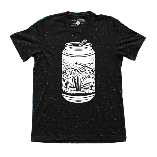 Winter Can Tee-Black Speckled – Moore